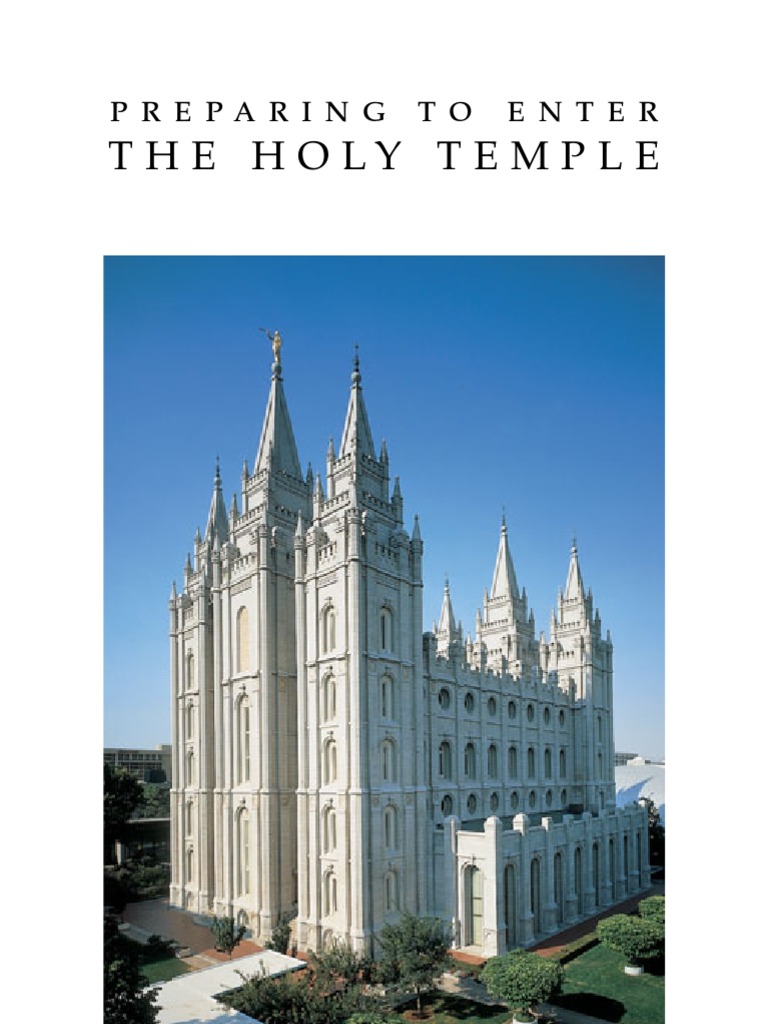 Preparing To Enter The Holy Temple | PDF | Elijah | Saint Peter