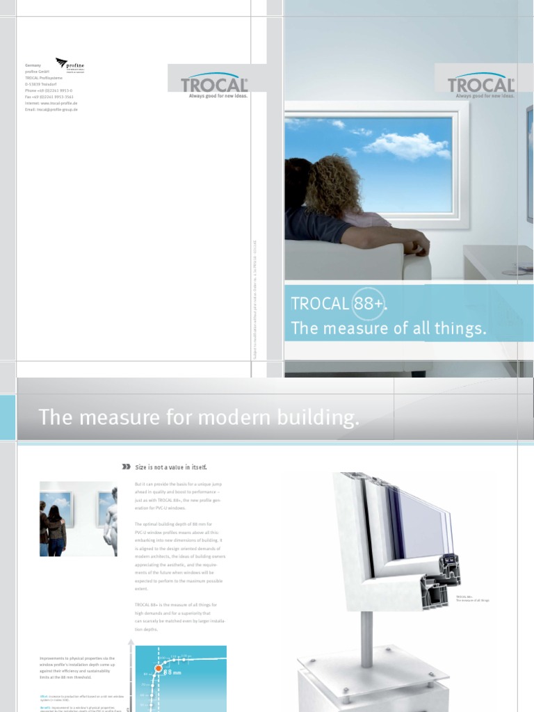 TROCAL 88+ The Measure of All Things | PDF | Window | Building Insulation