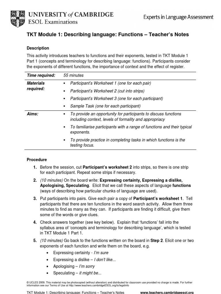 TKT Module 1 Functions | PDF | Exponentiation