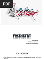 Manual Lensometry Techniques Guide | PDF | Optics | Light
