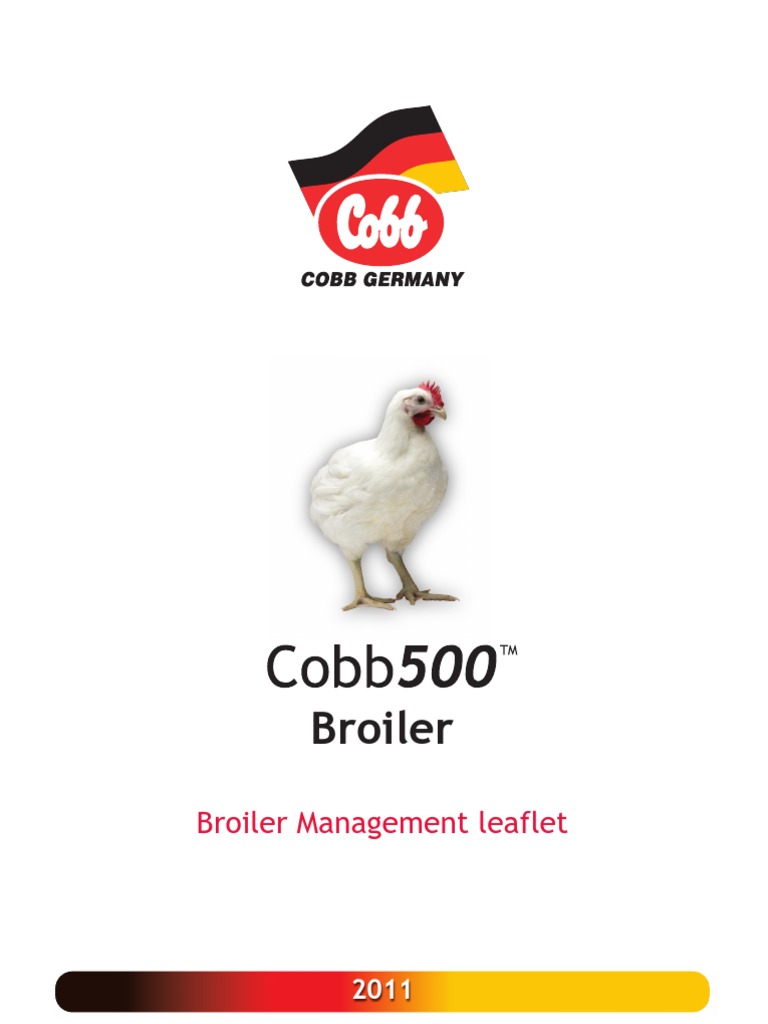 Cobb 500 | PDF | Broiler | Ventilation (Architecture)