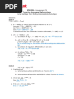 Sujet Brevet Math 2025 Étranger | PDF
