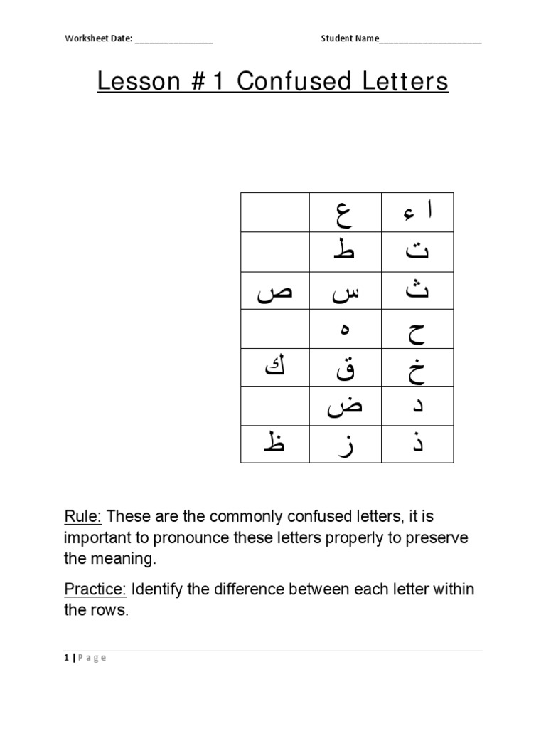 Tajweed Lessons 1 To 18 | PDF | Quran | Islam