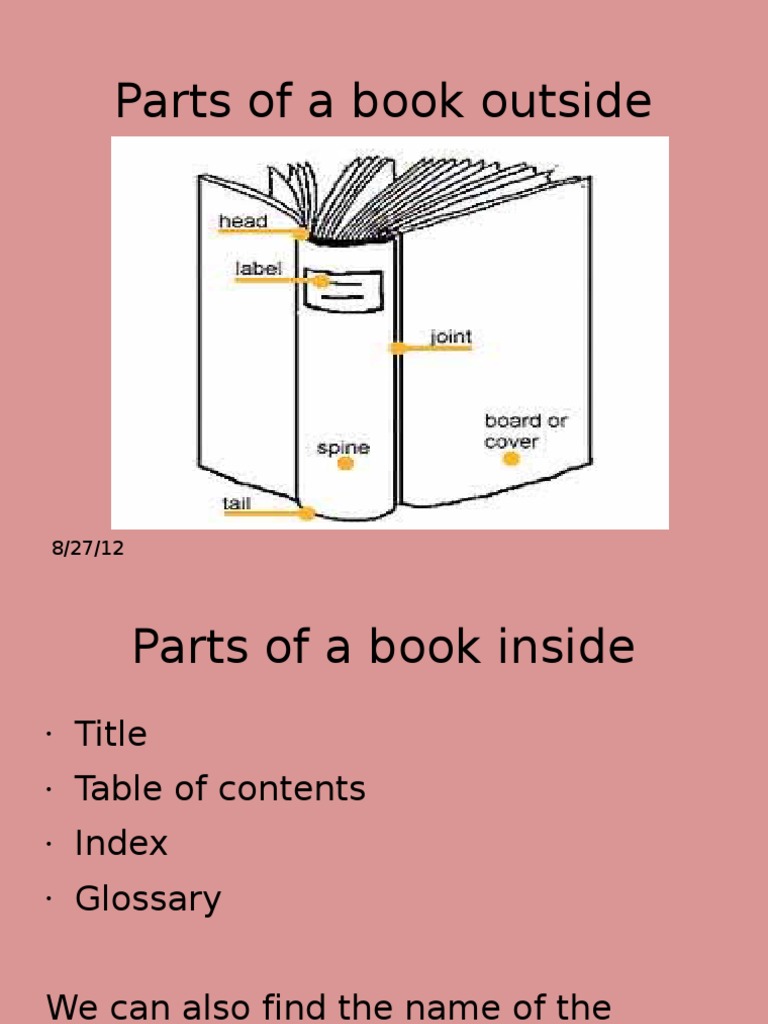 Parts of A Book | PDF