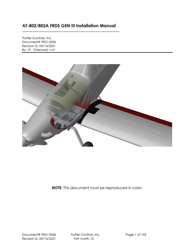 9001-0056R-G FRDS GEN III - Installation Manual | PDF | Screw | Nut ...