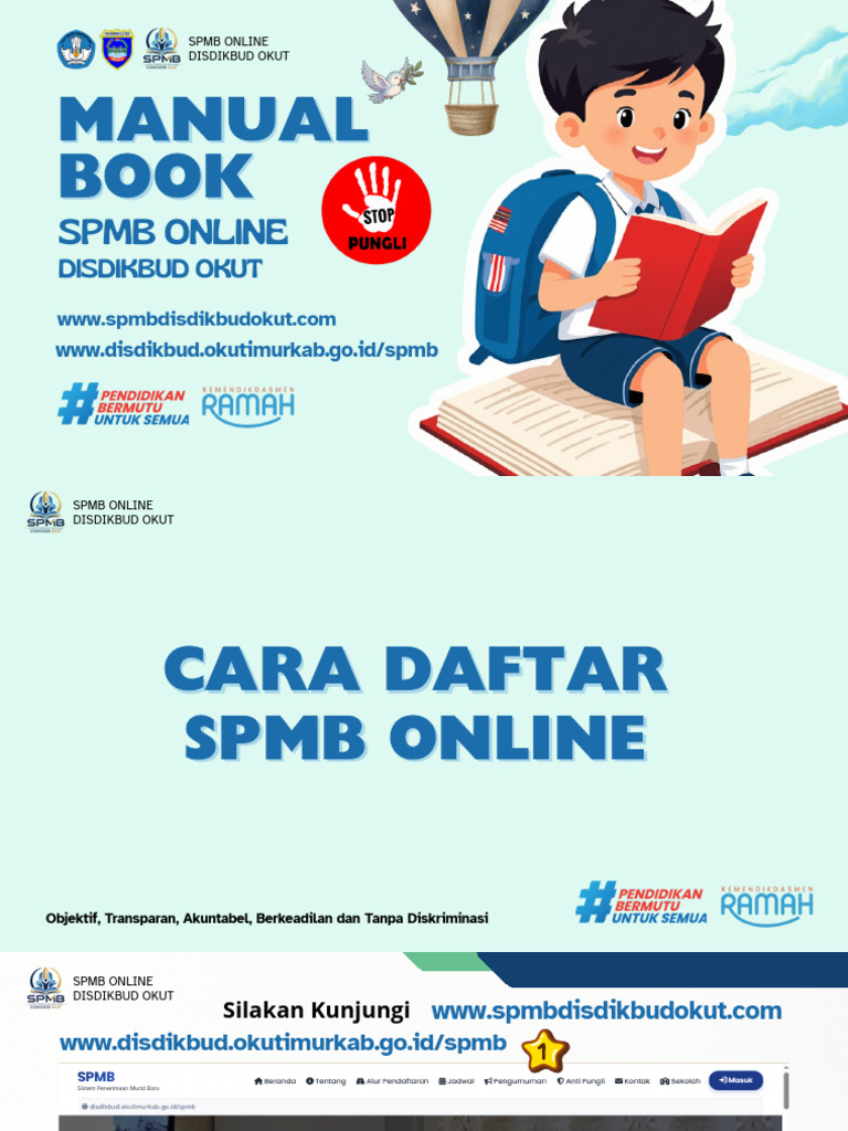 Manual Book SPMB Online | PDF