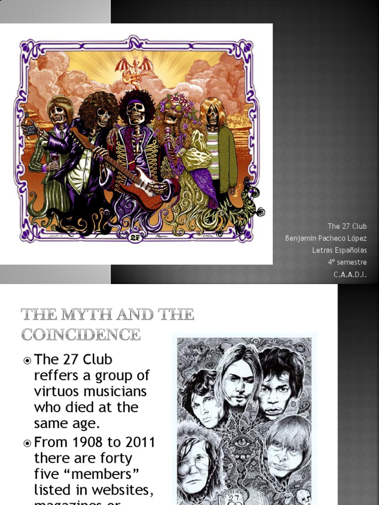 27 Club Slideshow Power Point | PDF | Rock And Roll Music ...