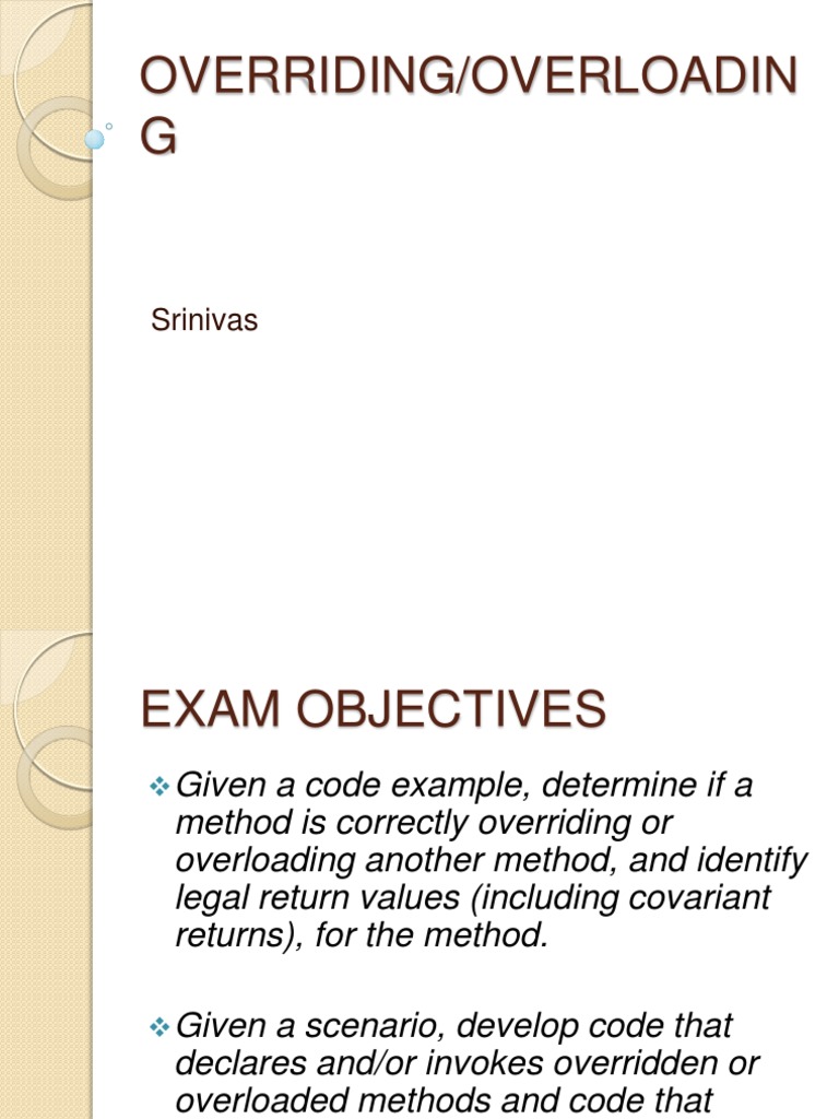 Overriding Refined Pdf Inheritance Object Oriented Programming 2862
