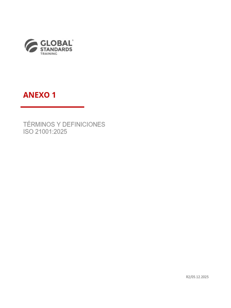 ISO 21K a Términos y Definiciones Rv2 | PDF
