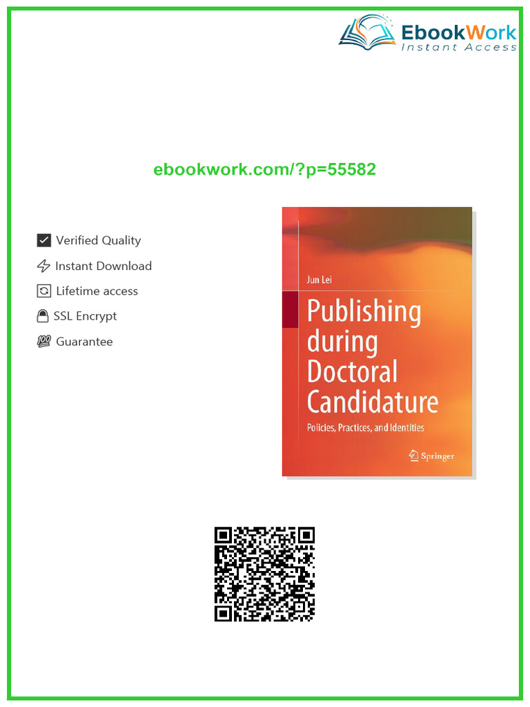Publishing during Doctoral Candidature: Policies, Practices, and ...