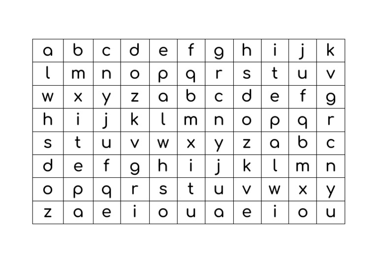 ABC Spelling Letters | PDF