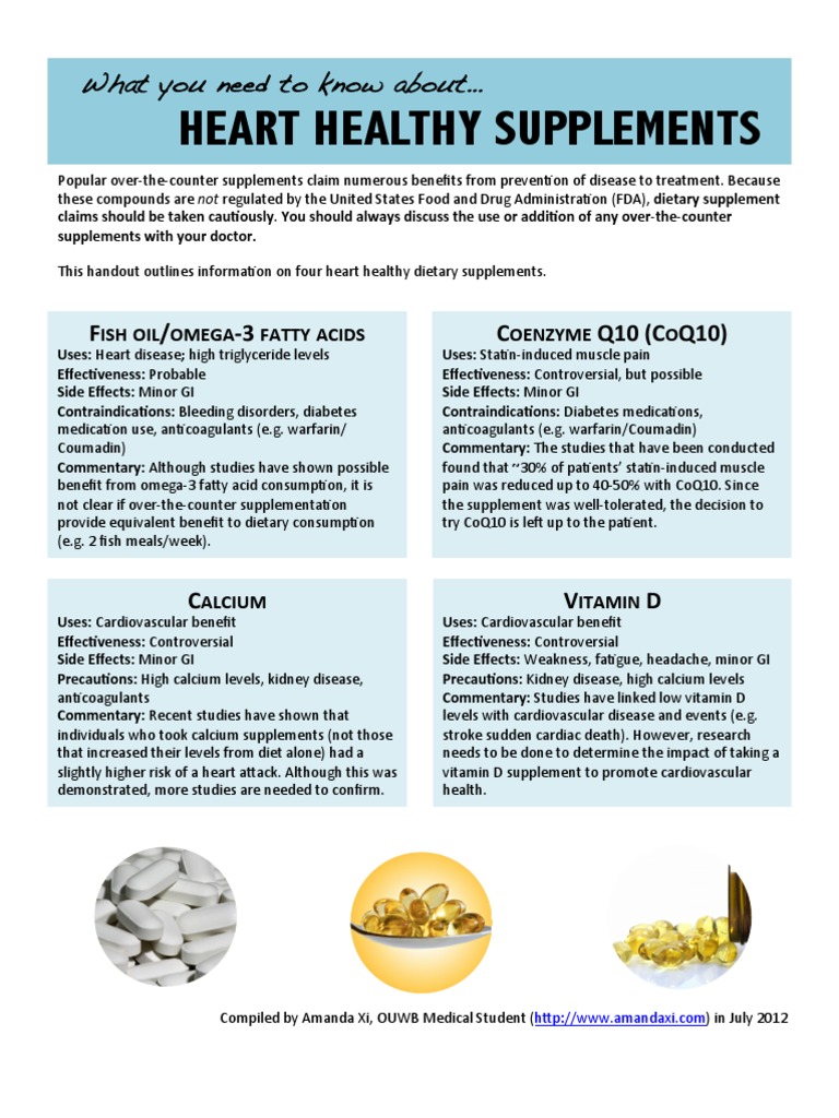 Heart Healthy Patient Handouts | PDF | Cardiovascular Diseases ...