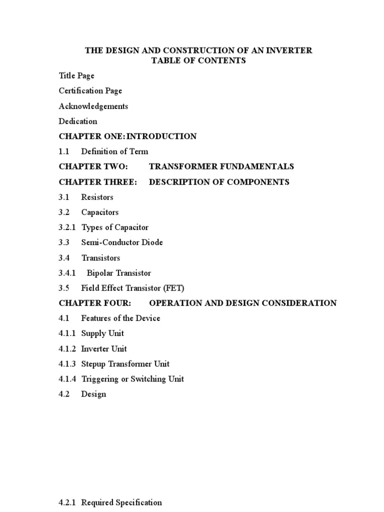 Inverter Design and Construction Guide | PDF | Power Inverter | Direct ...