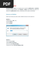 Manual Básico de Microsoft Publisher | PDF | Microsoft | Informática