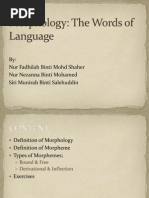 Morphological Trees | PDF | Morphology (Linguistics) | Symbols