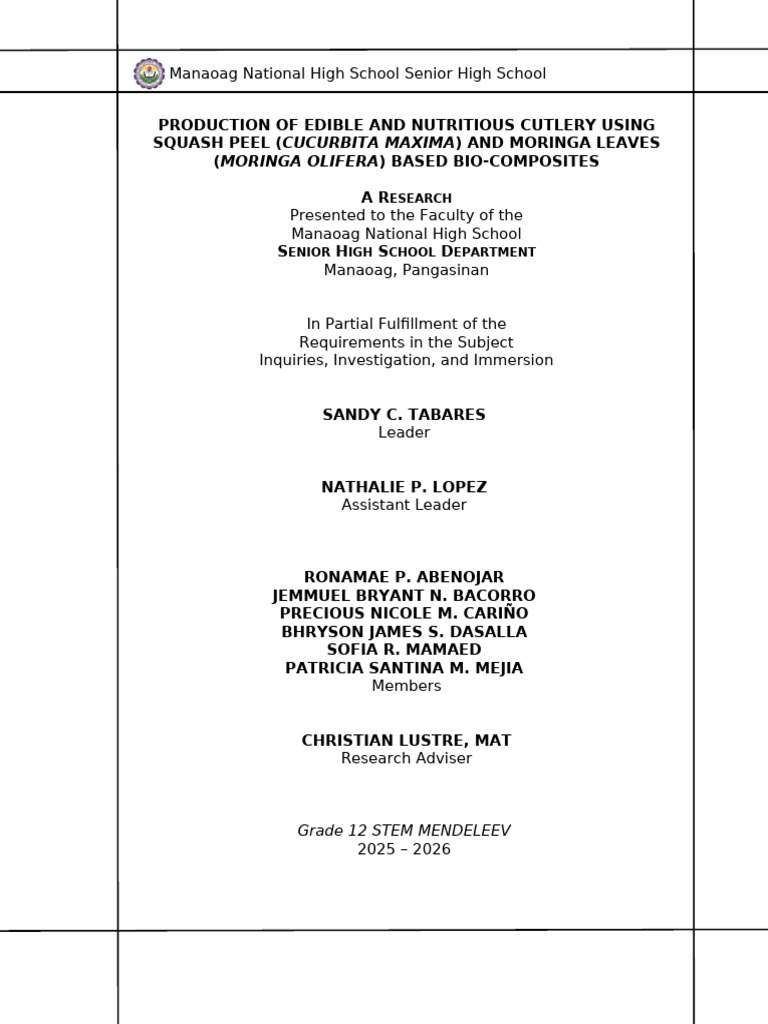 MNHS Iii Final Paper 2026 | PDF