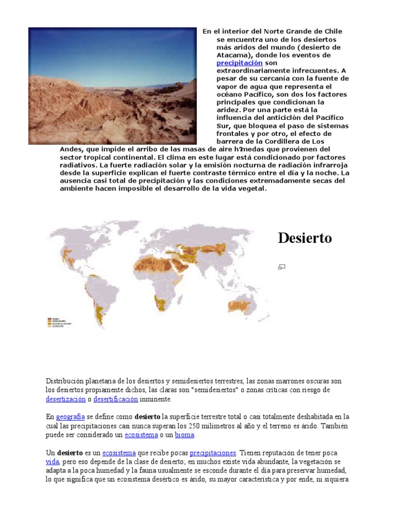 Clima Desertico | PDF