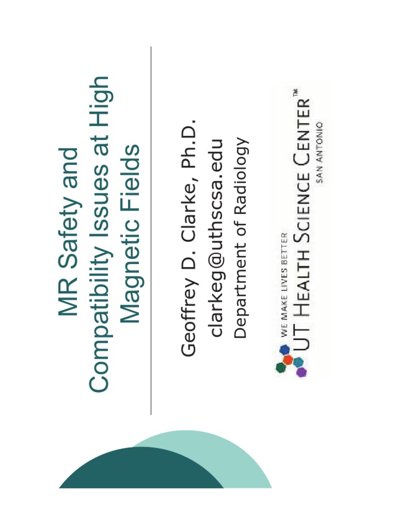 MRI Safety | Download Free PDF | Magnetic Resonance Imaging | Radio ...