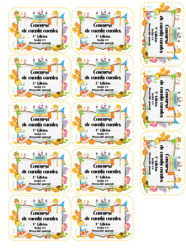distintivos cuentos | PDF