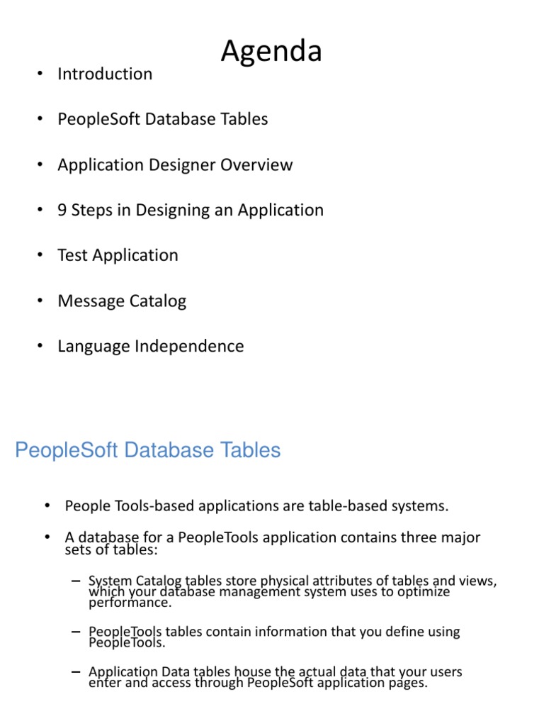 Peoplesoft App Designer | Download Free PDF | Sql | Databases