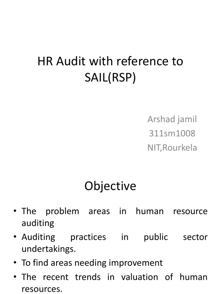 Arshad | PDF | Audit | Human Resource Management