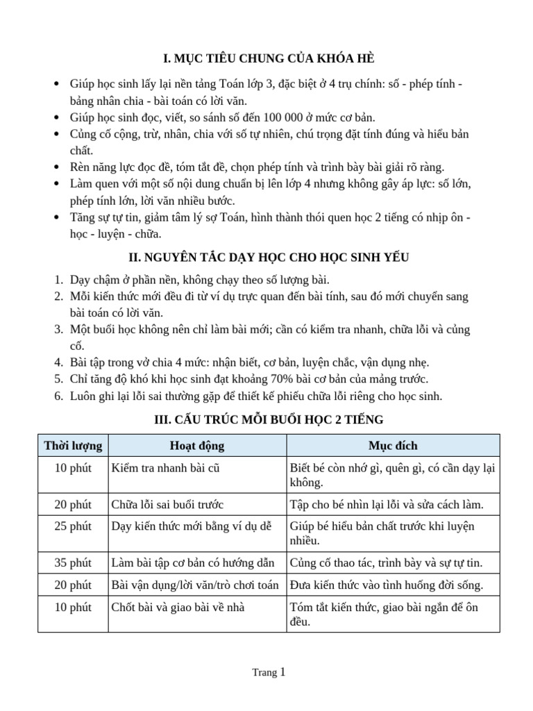 Giao an 3 Thang He Toan 3 Len 4 | PDF