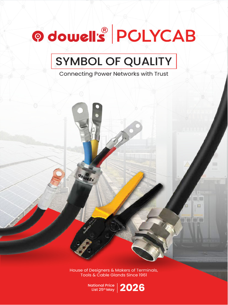 Dowell's Price List 25th May 2026 Vertical PDF | PDF | Electrical ...