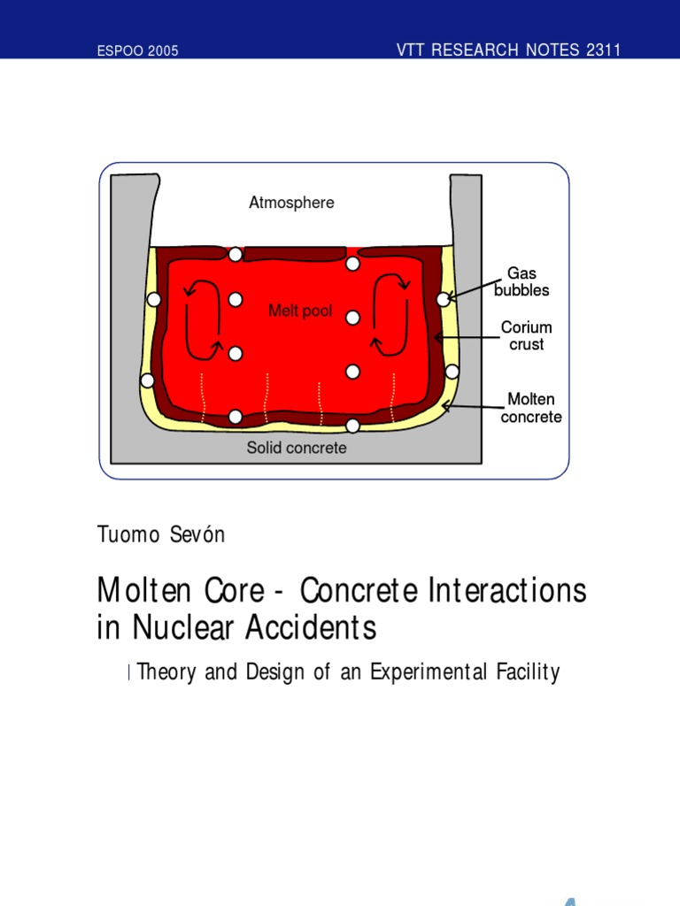 Molten Core - Concrete Interactionsin Nuclear Accidents | Download Free ...