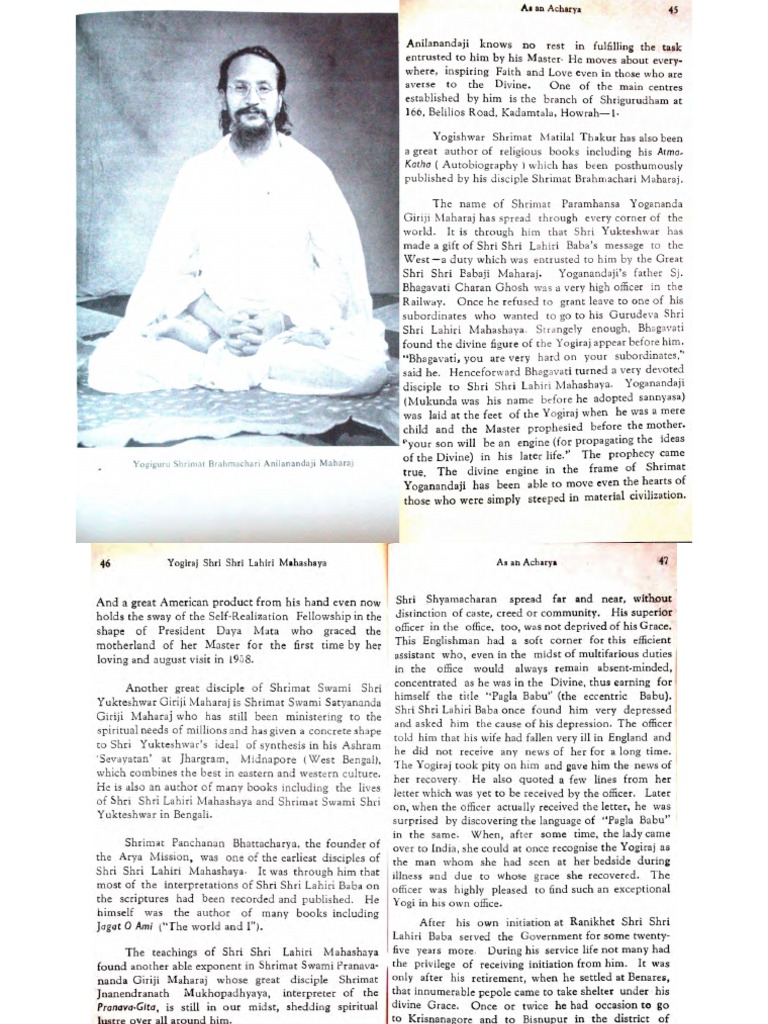 Lahiri Mahashaya Biography Part5 | PDF