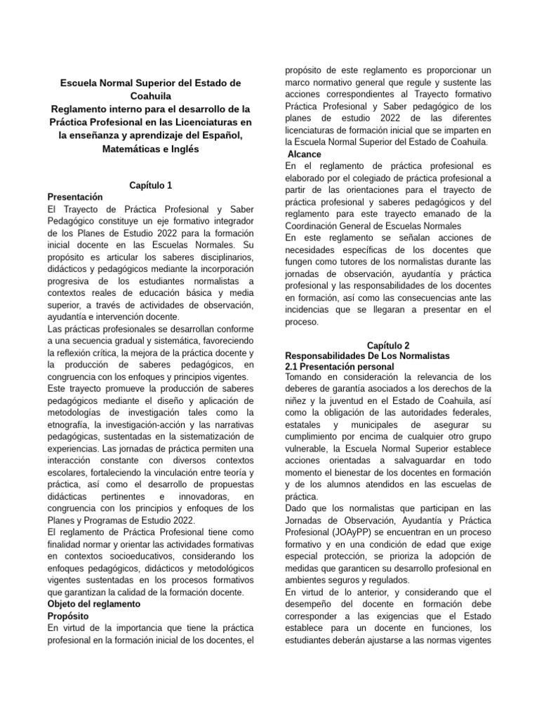 Reglamento Editado 14 Abril | PDF | Plan de estudios | Evaluación