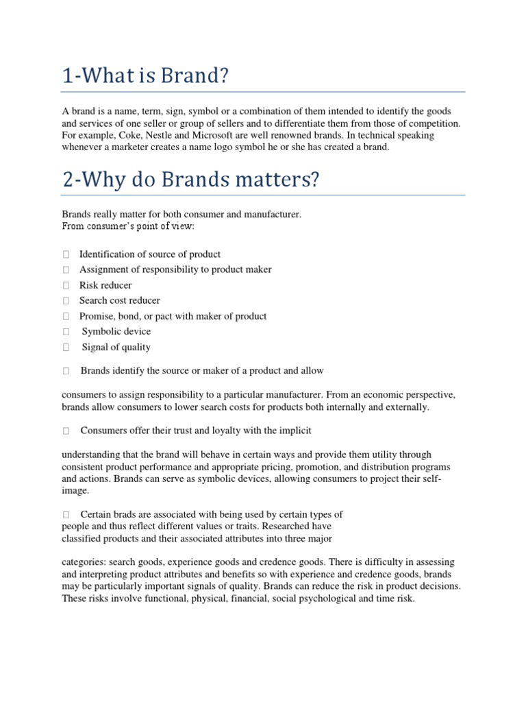 Brand Management. | PDF | Brand | Marketing Communications