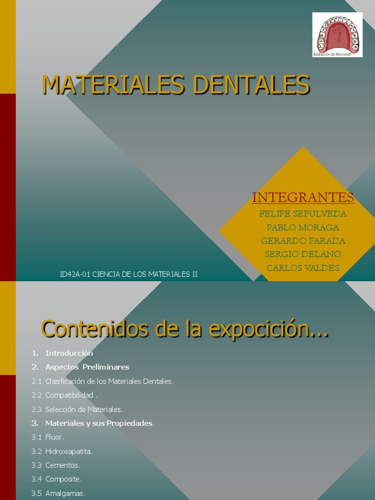 6 Materiales Dentales | PDF