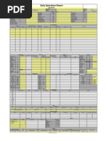 Daily Drilling Report Template | PDF | Geotechnical Engineering | Civil ...