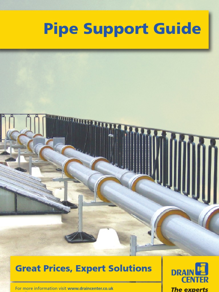 Drain Center Pipe Support Guide | PDF | Roof | Pipe (Fluid Conveyance)
