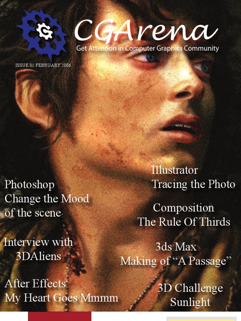 Cgarena Feb06 Issue | PDF | Pixar | 3 D Modeling