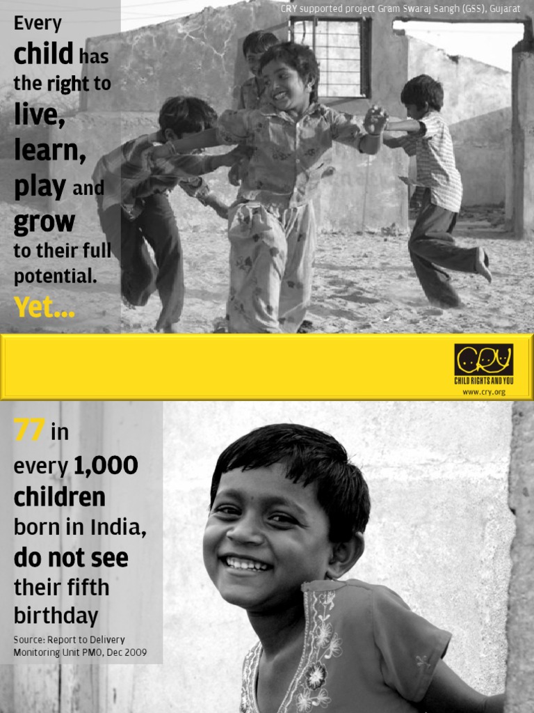 CRY Presentation Apr2011 | PDF | Children's Rights | Non Governmental ...