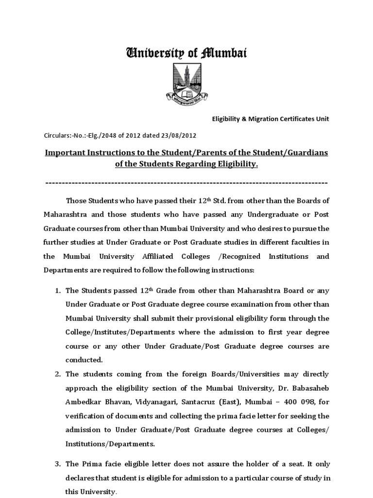 Elg 2048 | PDF | Postgraduate Education | University And College Admission