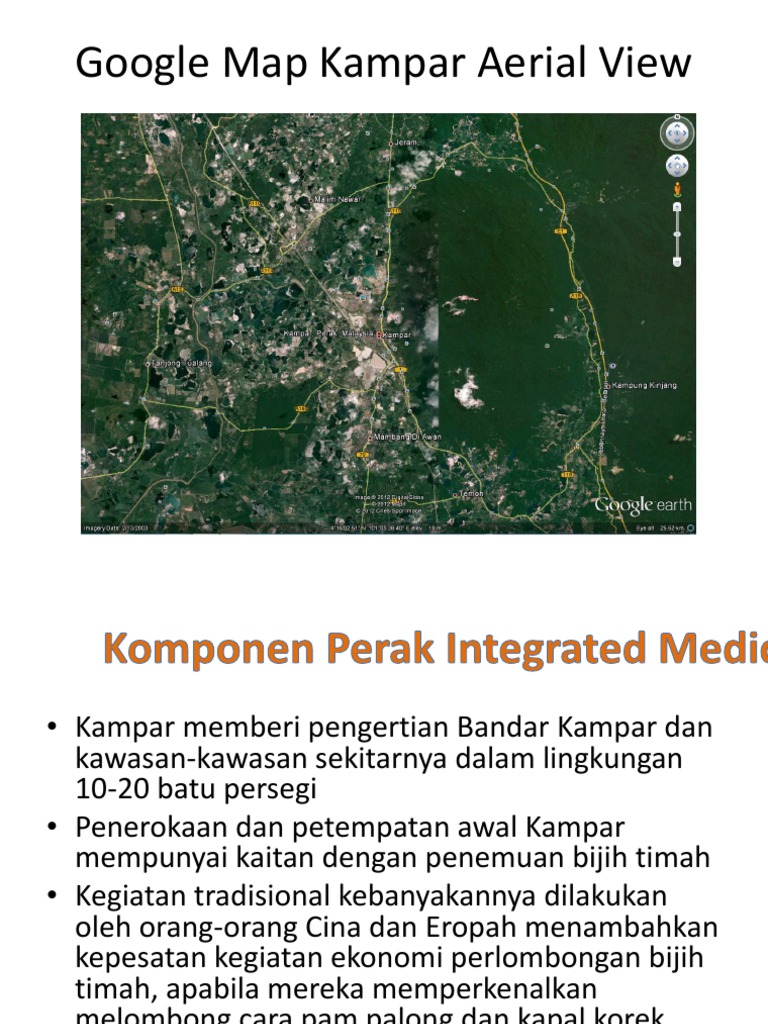 Google Map Kampar Aerial View | PDF