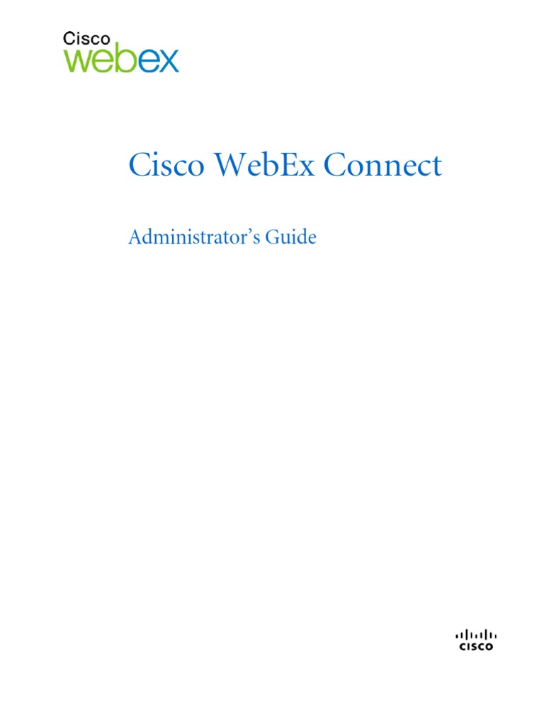 WebEx Connect Administrator Guide | PDF | Instant Messaging | Port ...