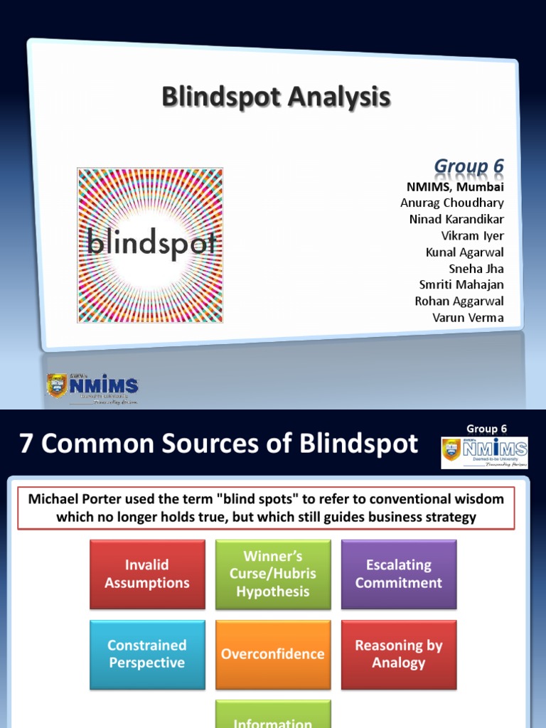 Blindspot Analysis | PDF