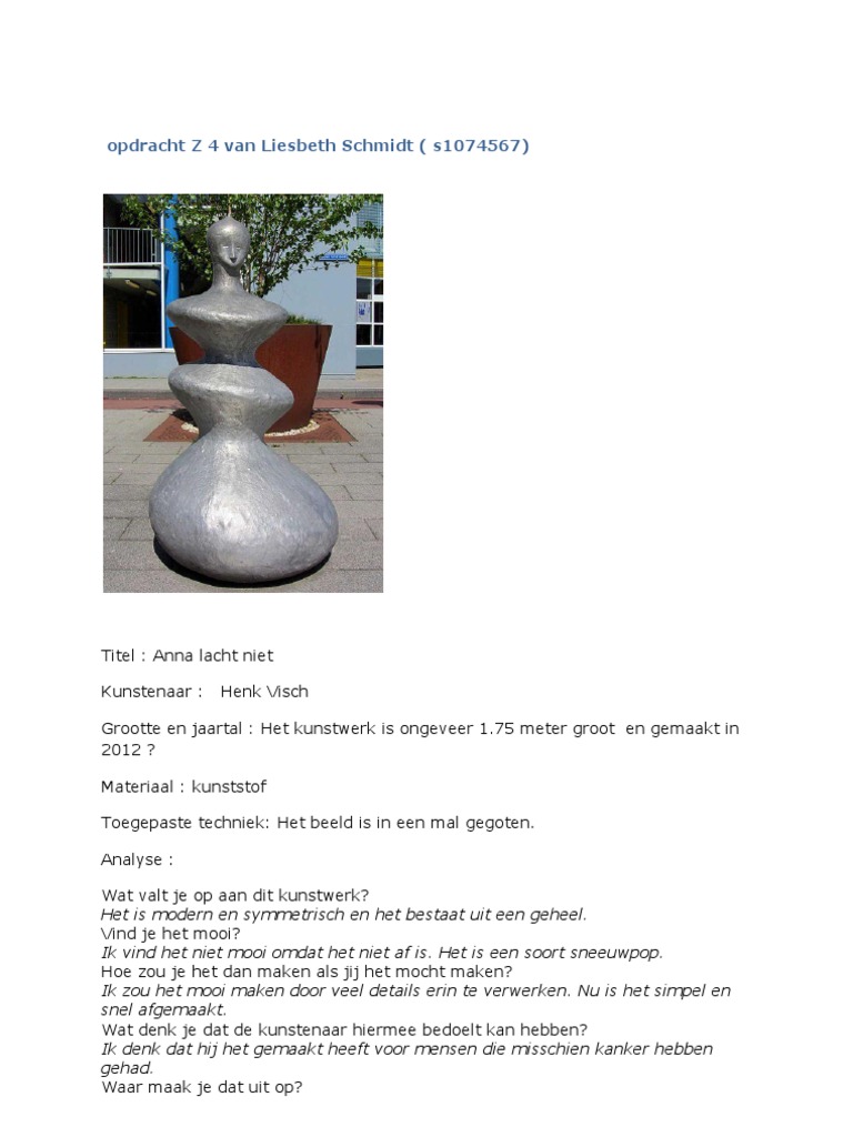 Zelfstudie Opdracht Z 4 | PDF