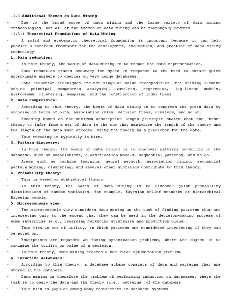 11 Data Mining | PDF | Data Mining | Cluster Analysis