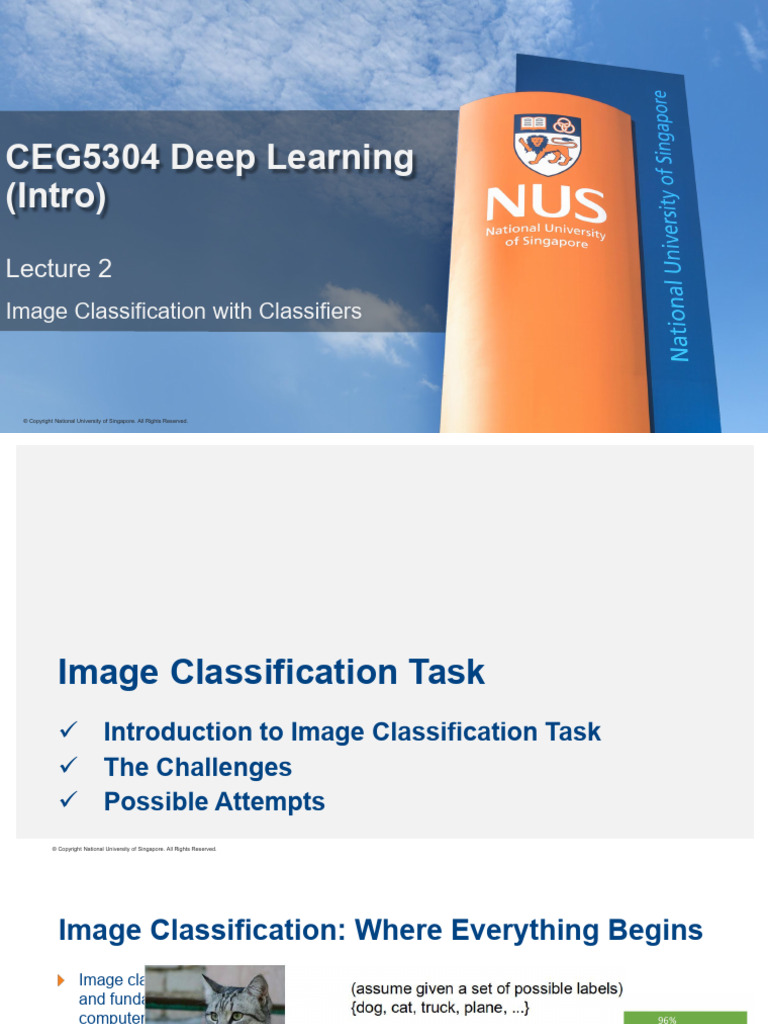 Week 2 Image Classification With Linear Classifiers | PDF | Statistical ...
