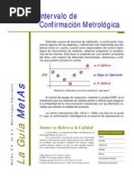 Determinación Del Error Máximo Tolerado | PDF | Medición | Metrología