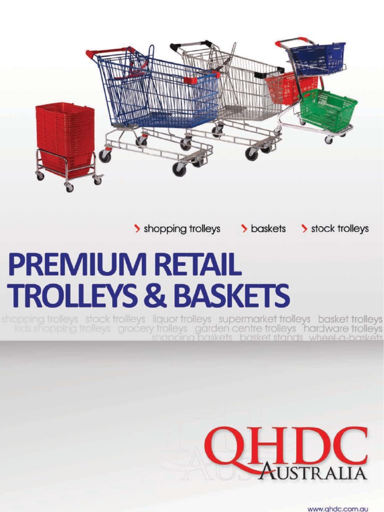 QHDC Premium Retail Trolleys Baskets Spares | PDF | Retail | Warehouse