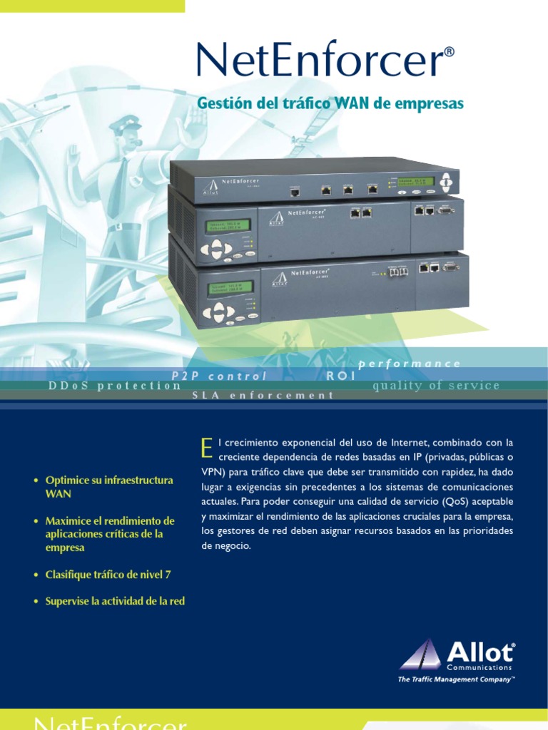 Handout Netenforcer | PDF | Calidad de servicio | Ataque de denegación ...