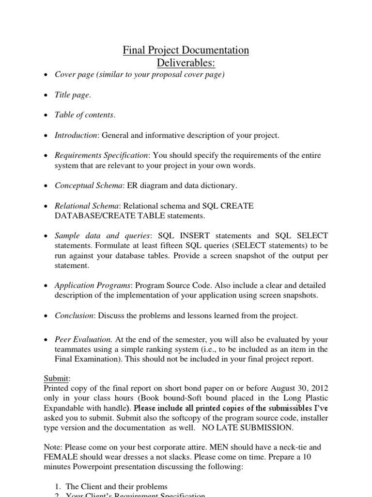 Final Project Documentation | PDF