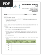 Carrot Osmosis Experiment Guide | PDF | Osmosis | Cell Biology