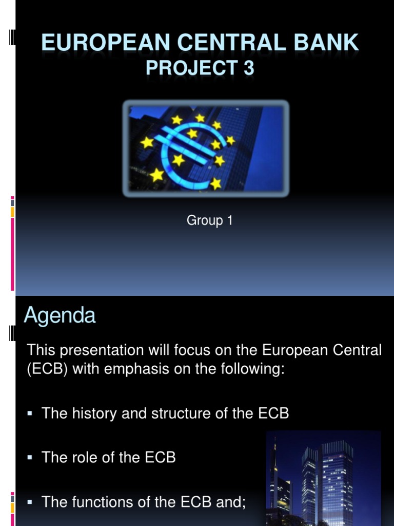 European Central Bank: Project 3 | PDF | European Central Bank ...