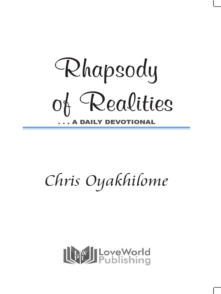 June 2026 Rhapsody of Realities | PDF | Jesus | Satan